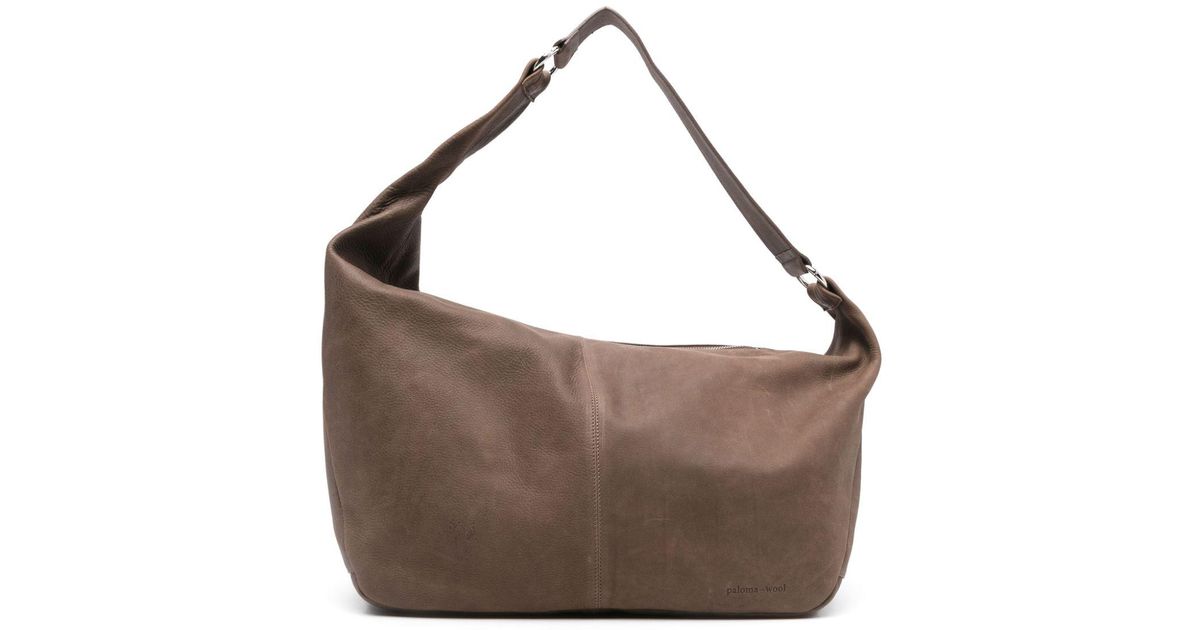 Paloma Wool Big Dry Shoulder Bag in Brown | Lyst