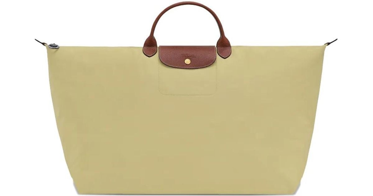 Longchamp Xl Le Pliage Original Luggage Bag in Natural | Lyst UK