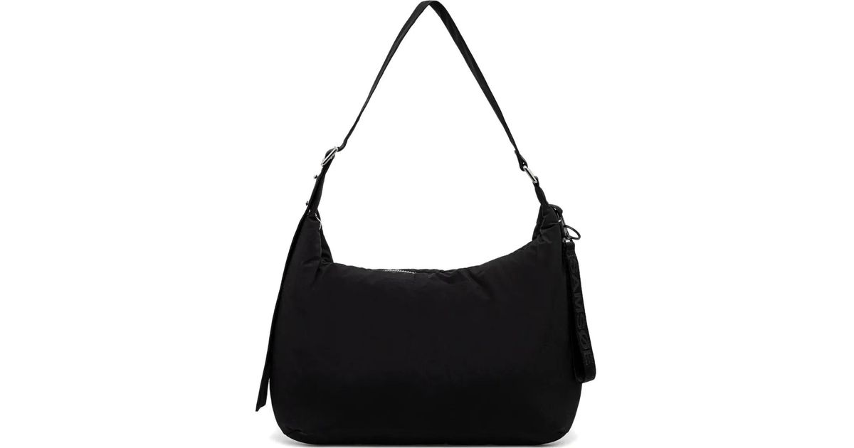 Samsøe & Samsøe Logo Strap Shoulder Bag in Black | Lyst