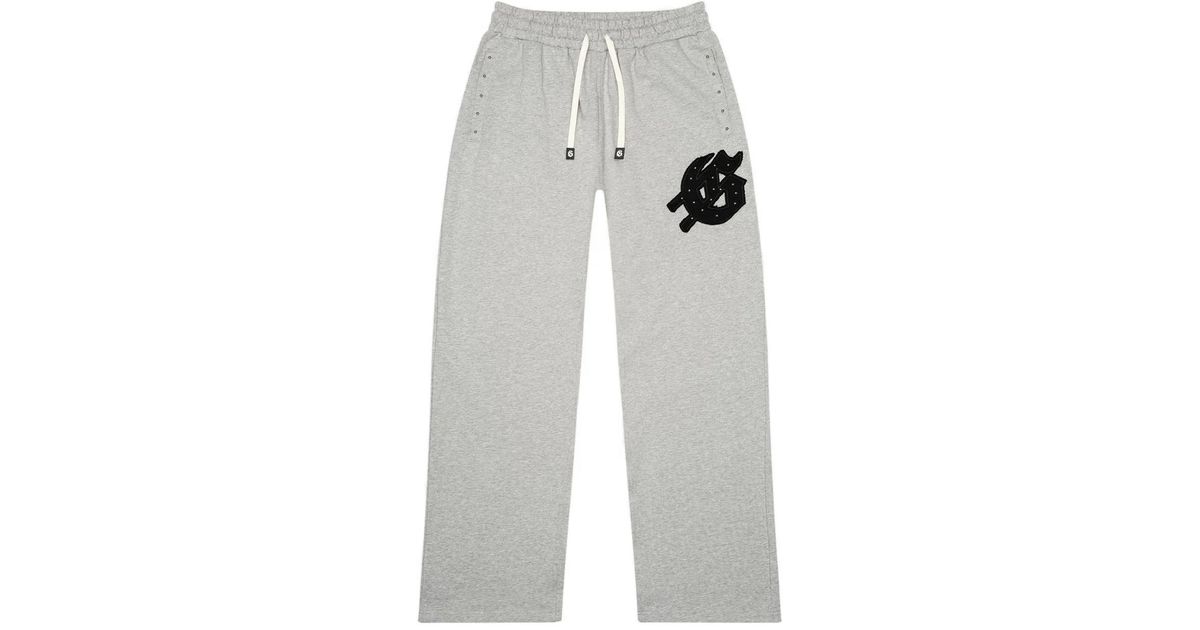 Godspeed Symmetric Studded Track Pants in Grey for Men | Lyst UK