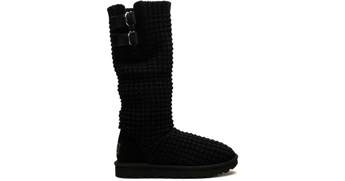 UGG Classic Solene Boots in Black | Lyst