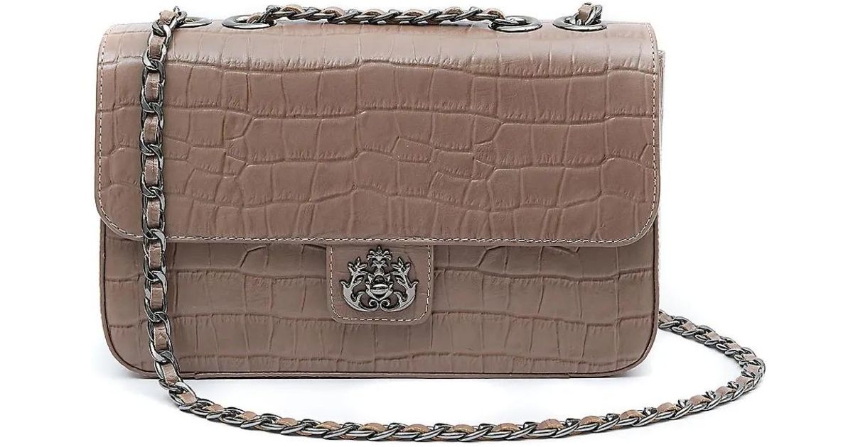 Isla Anne Crossbody Bag in Gray | Lyst