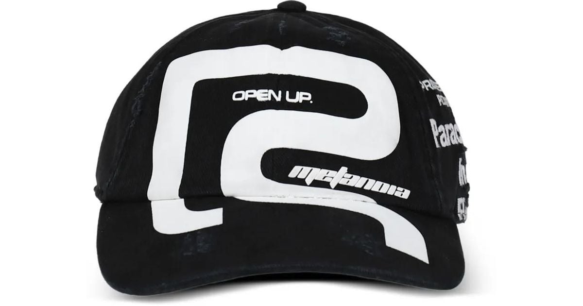 RRR123 Graphic Baseball Cap in Black for Men | Lyst UK