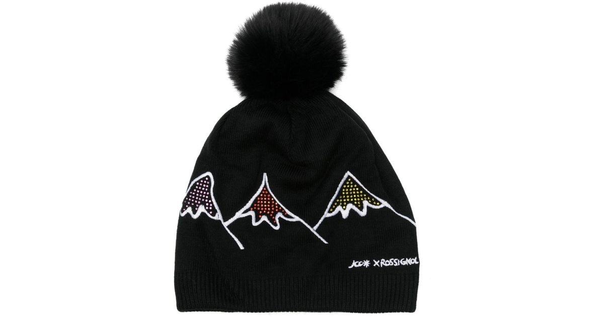 Rossignol X Jcc Crystal-Embellished Beanie Hat in Black | Lyst