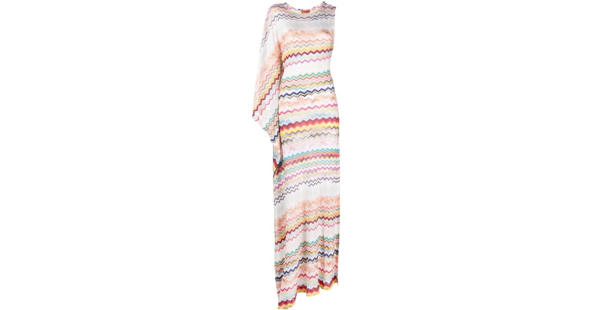 Missoni Mare Zig-zag Maxi Dress in White | Lyst Missoni Mare Zig-zag Maxi Dress in White | Lyst