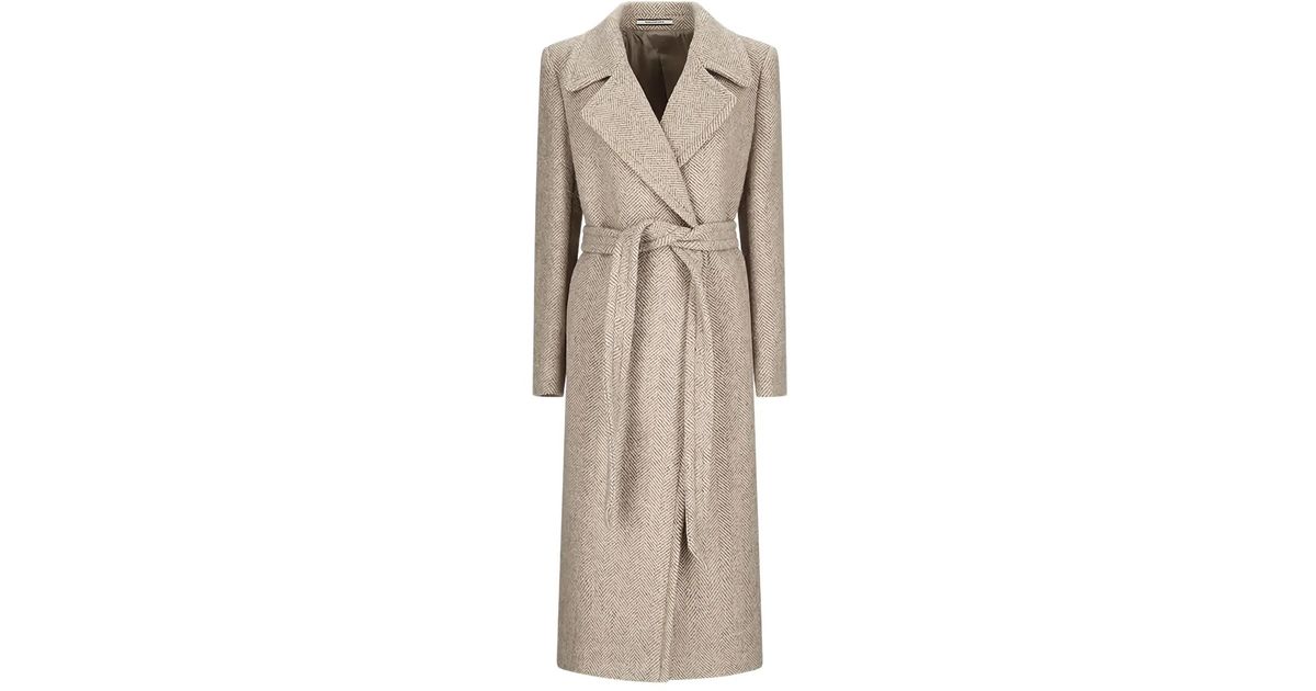 Tagliatore Molly Coat in Natural | Lyst UK