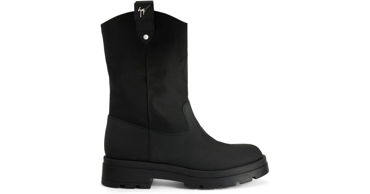 Giuseppe Zanotti Aldrien Combat Boots in Black for Men | Lyst