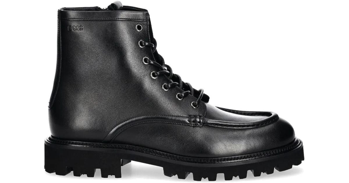 BOSS Julyo Boots in Black for Men | Lyst