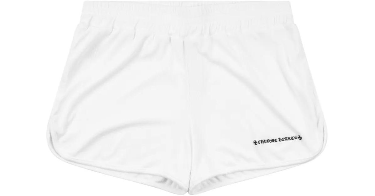 Chrome Hearts Dolphin Dagger Shorts in White for Men | Lyst UK