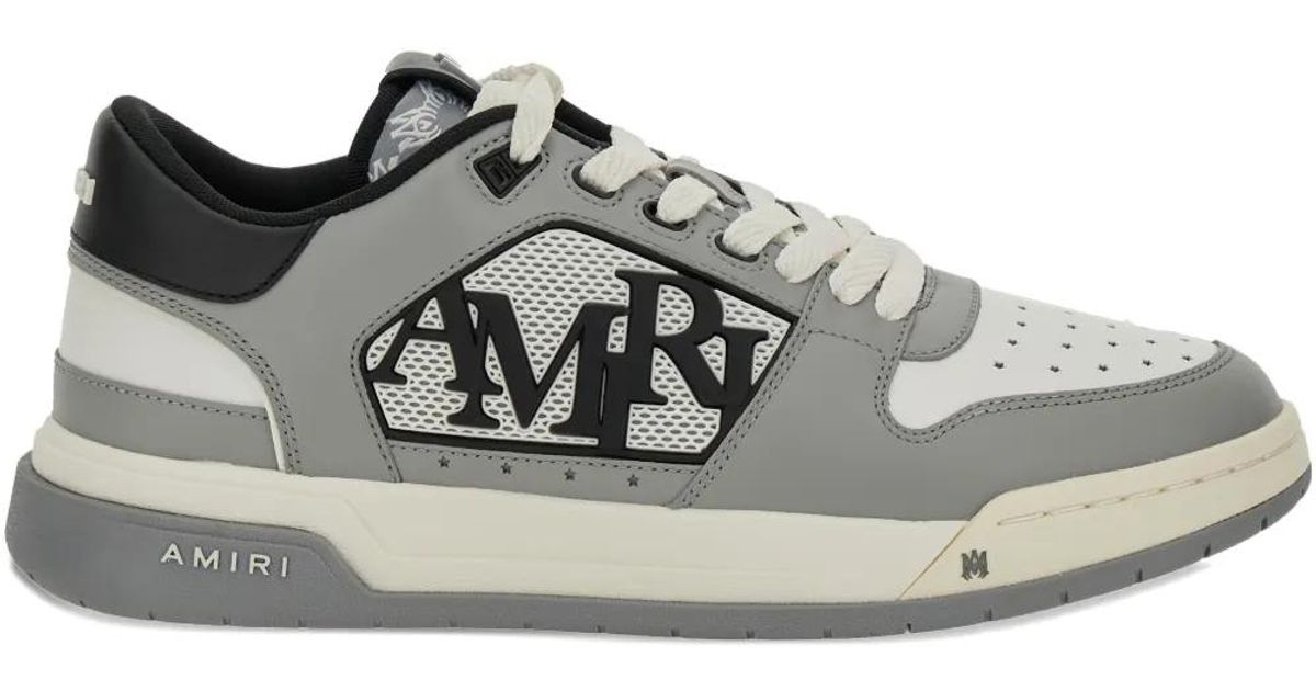 Amiri Classic Low Perforated Sneakers in Grey for Men | Lyst UK