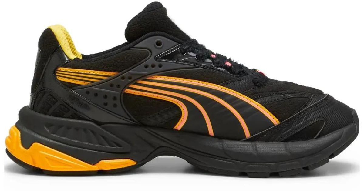 PUMA X Ferrari Velophasis Neon Sneakers in Black for Men | Lyst UK
