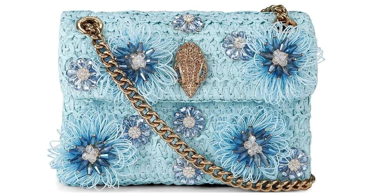 Kurt Geiger Kensington Shoulder Bag in Blue | Lyst UK