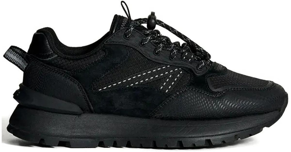 HOFF City Off Road Textured Panelled Sneakers in Black | Lyst