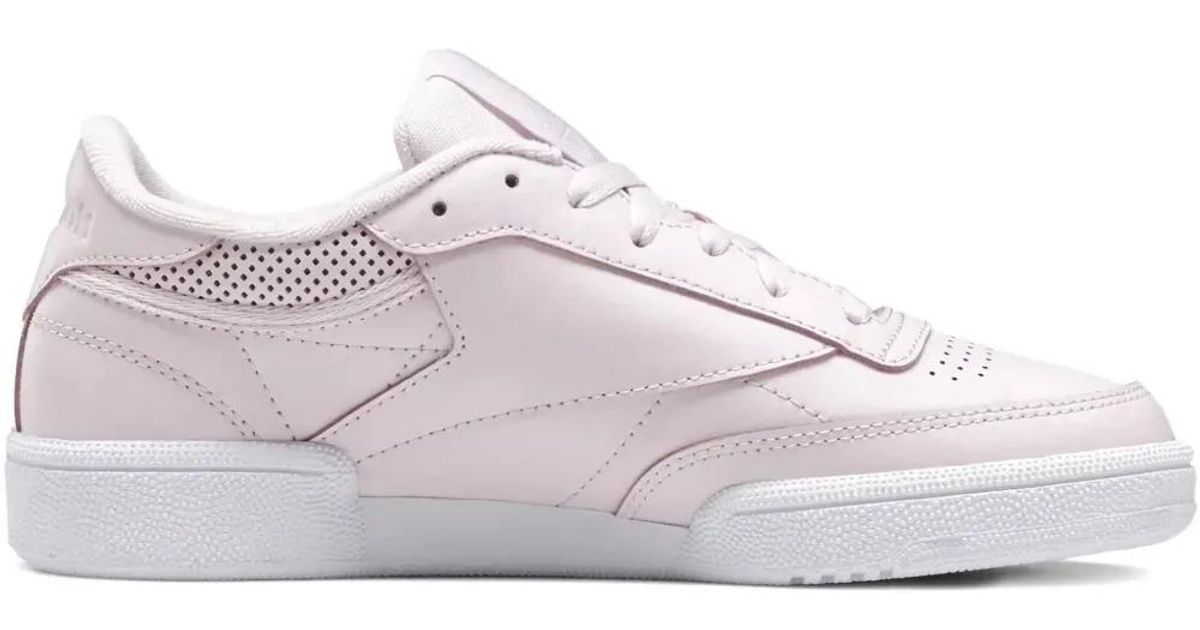 Pink Reebok Club C 85