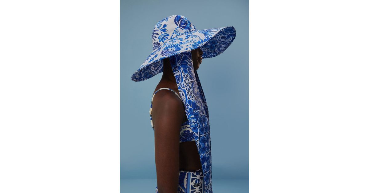 FARM Rio Tile Dream Bucket Hat in Blue | Lyst UK