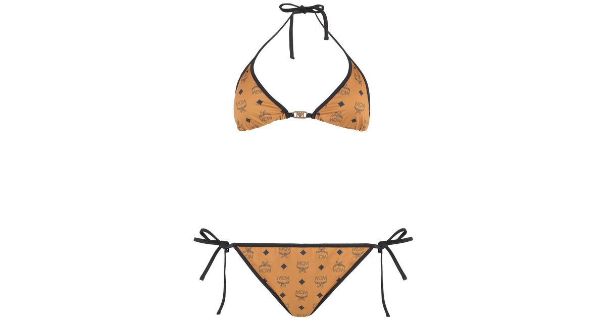 MCM Triangle Bra Bikini | Lyst