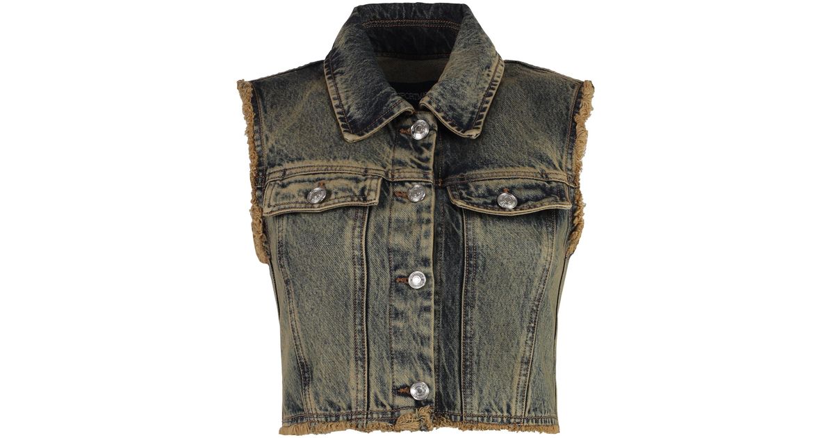 Max Mara Scire Denim Vest | Lyst
