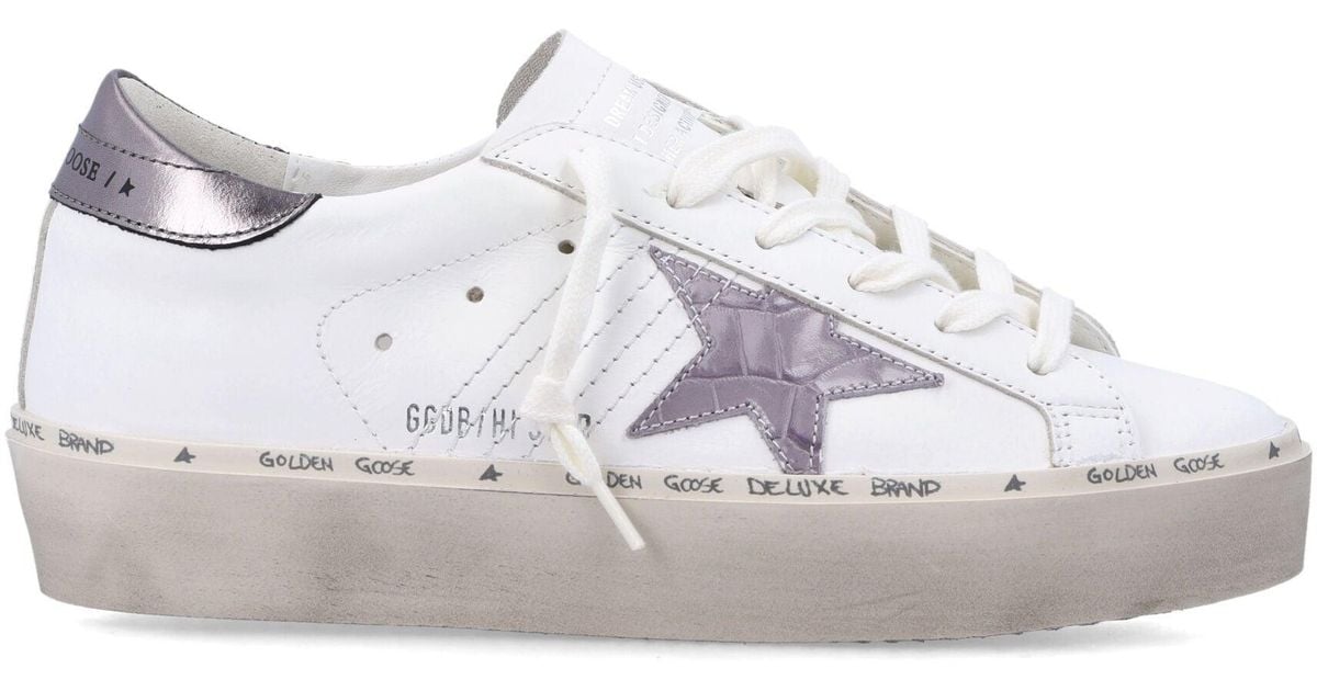 Golden Goose Hi Star Sneakers in White | Lyst UK