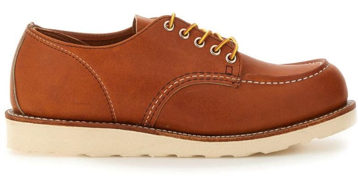 Red Wing Moccasin Moc Oxford in Brown for Men | Lyst