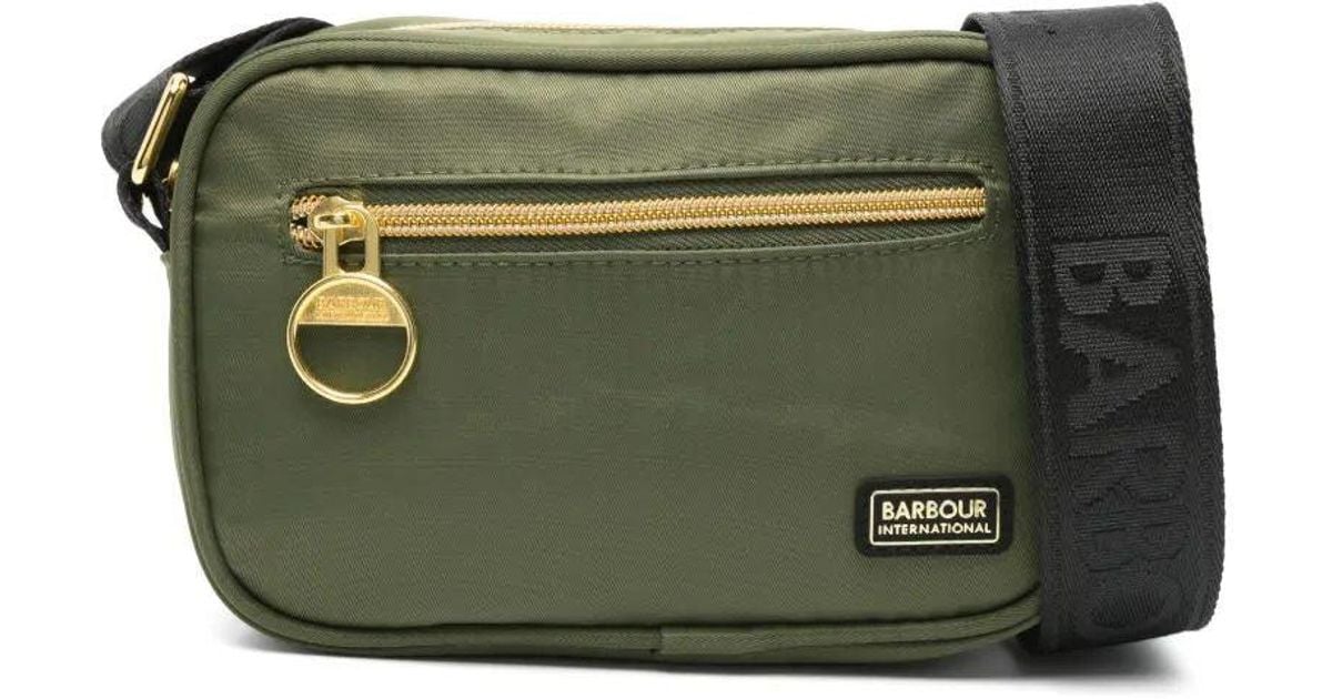 Barbour Micro Crossbody Bag in Green | Lyst