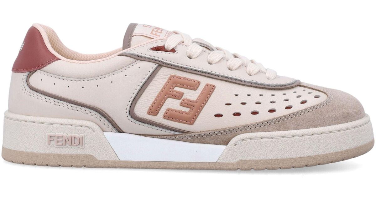Fendi Match Sneakers in Pink | Lyst