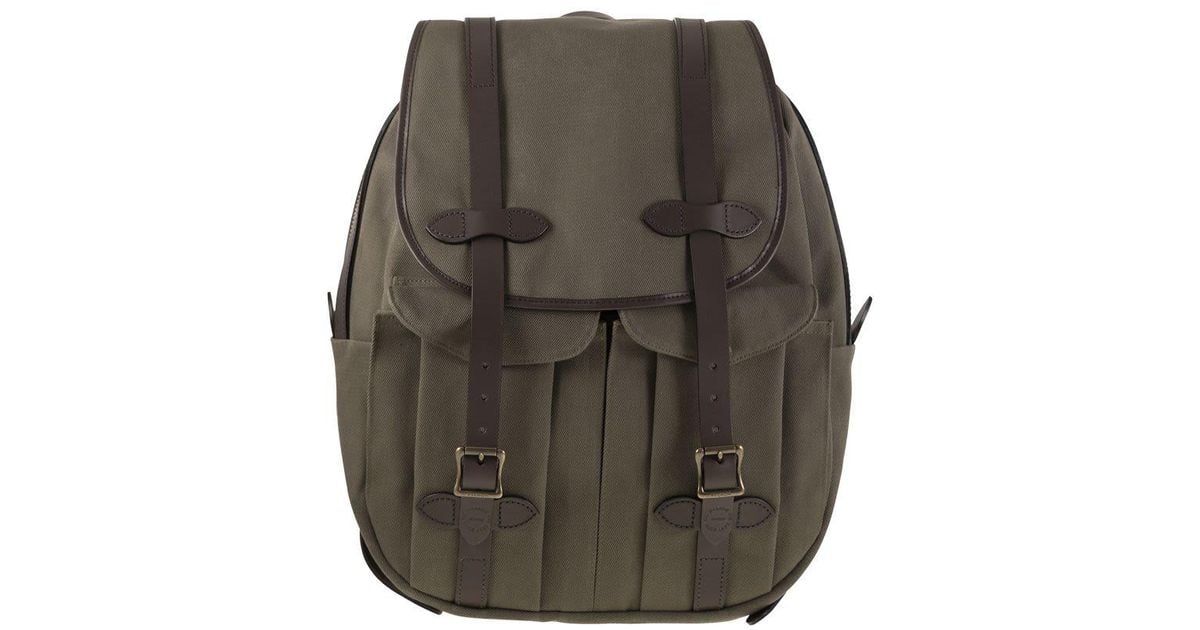 Filson Rugged Twill Large Backpack in Gray for Men | Lyst