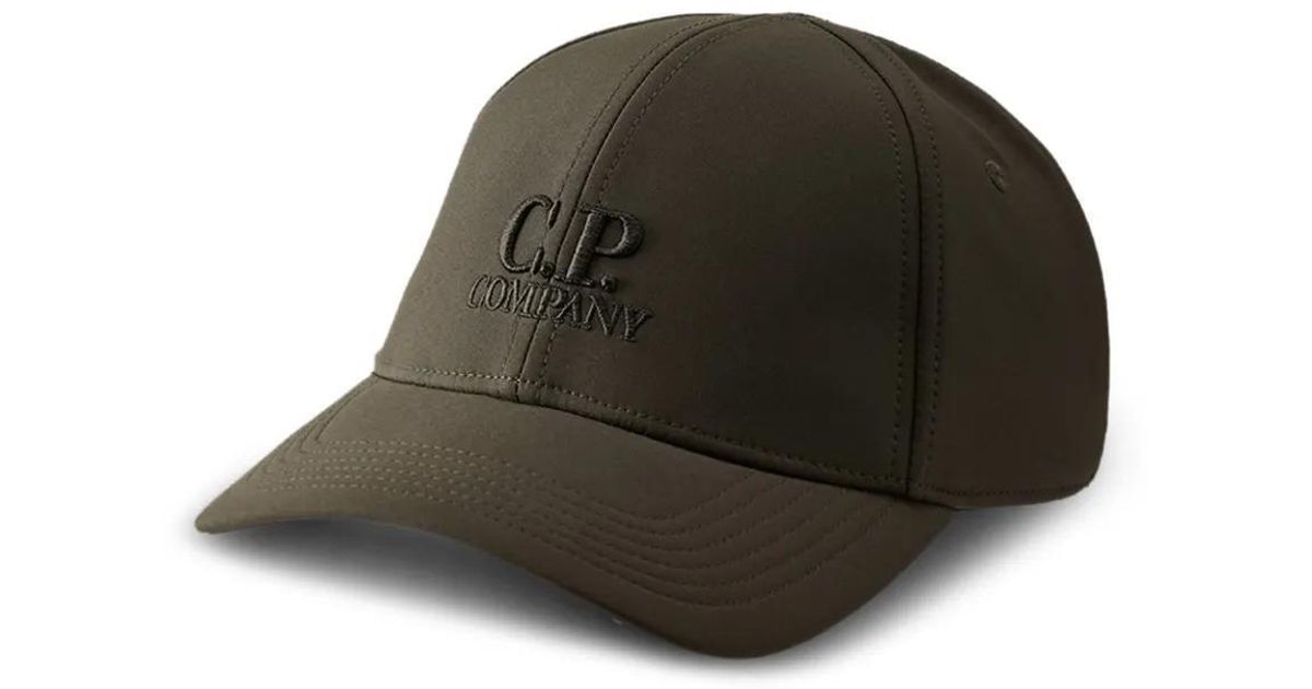 C.P. Company Cap Embroidered With Logo in Green for Men | Lyst UK