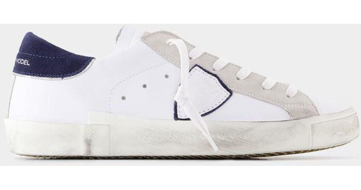 Philippe Model Prsx Low Sneakers in White for Men | Lyst UK