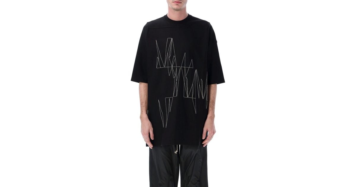 Moncler Moncler + Rick Owens Jumbo T-Shirt in Black for Men | Lyst UK