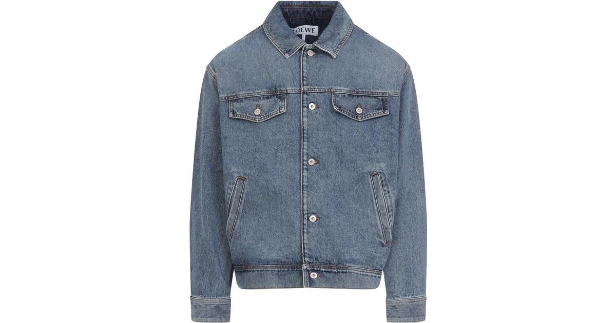 Loewe Jacket in Blue for Men | Lyst
