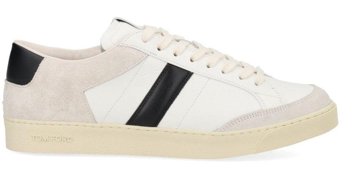 Tom Ford Sneaker With Logo in White for Men | Lyst UK
