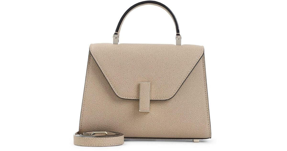 Valextra Cachemire Mine Iside Crossbody Micro Bag in Natural | Lyst UK