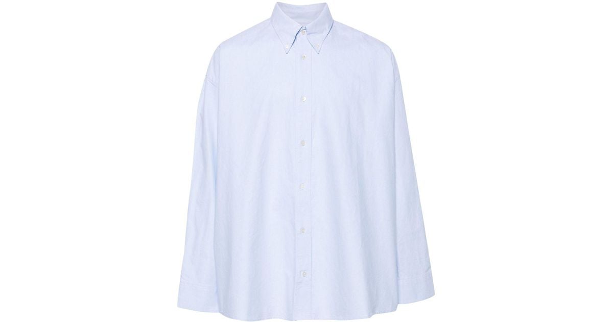 Studio Nicholson Shirt Ruskin Model in White for Men | Lyst