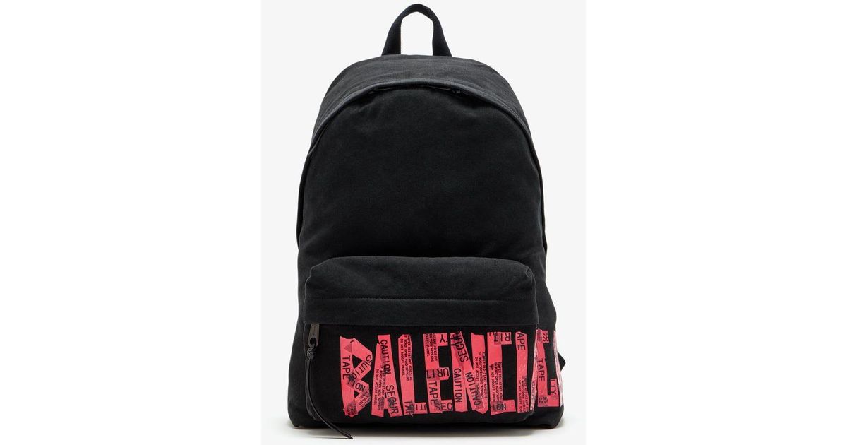 Balenciaga Tape Type Backpack in Black for Men | Lyst UK