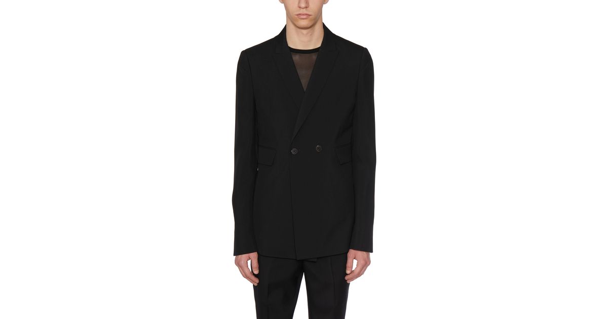 SAPIO Light Wool N4 Jacket in Black for Men | Lyst