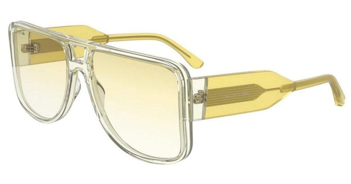 Lacoste L6056S 750 in Metallic | Lyst UK