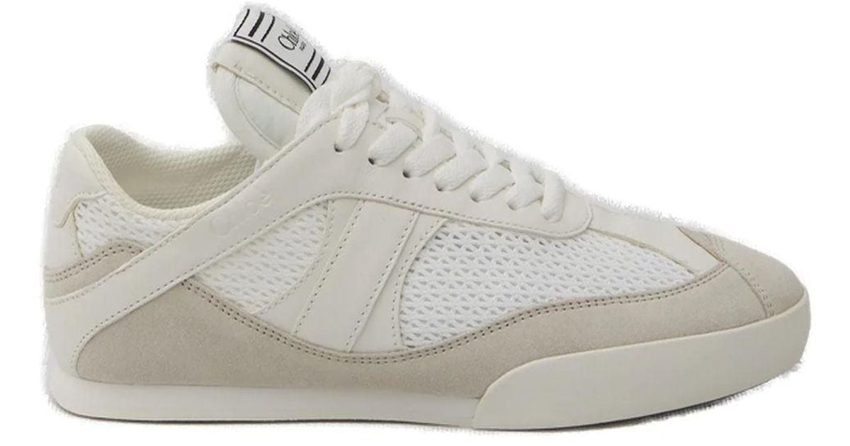 Chloé Kick Sneakers in White | Lyst UK