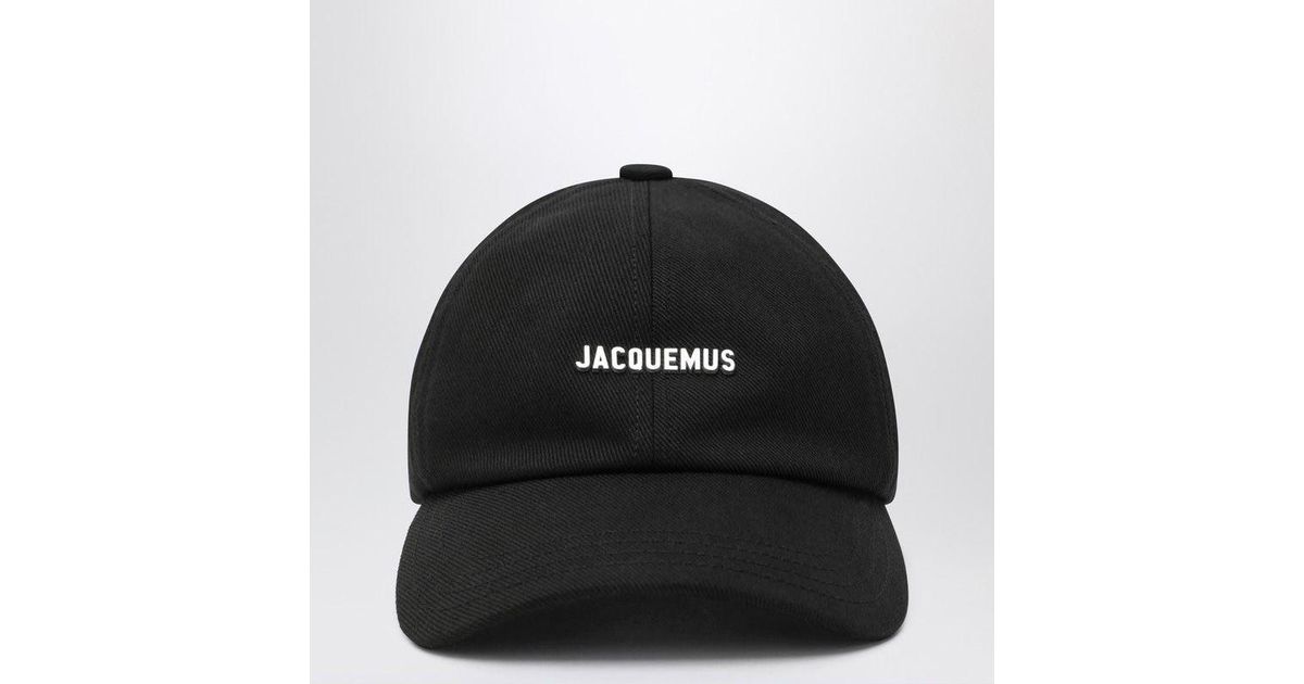 Jacquemus Baseball Cap With Logo in Black for Men | Lyst UK