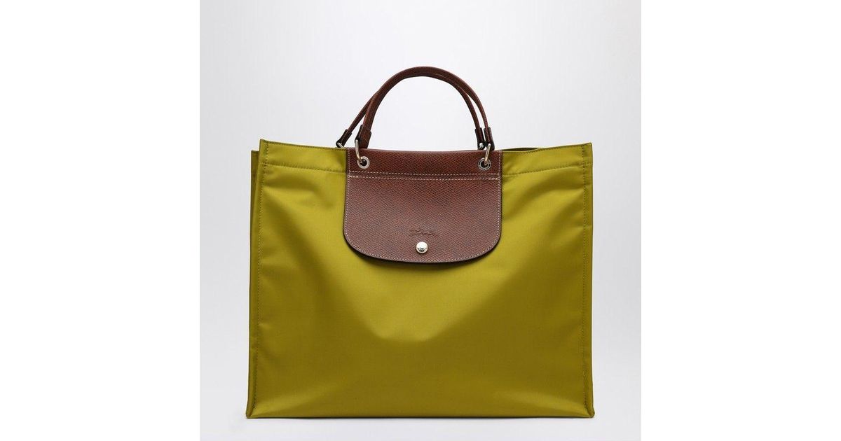 Longchamp Cabas L Tote Bag Kiwi in Green | Lyst