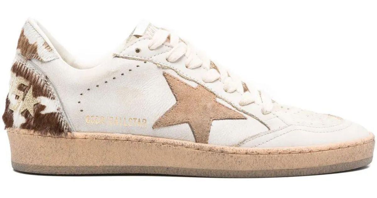 Golden Goose Ballstar Platform Sneakers in Pink | Lyst UK