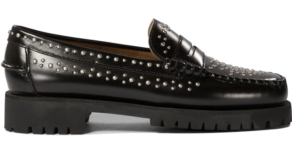 Sebago "Dan Lug" Loafers in Black for Men | Lyst