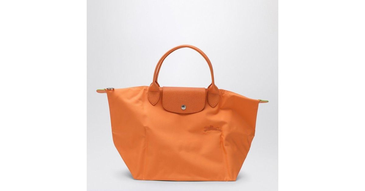 Longchamp M Le Pliage Bag in Orange for Men | Lyst