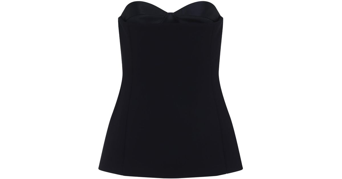 Khaite Mini Top For Spring Summer 2025 in Black | Lyst