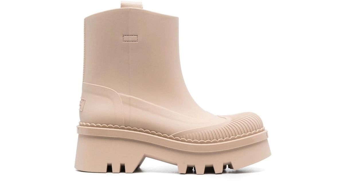 Chloé Raina Rosé Rain Boots in Natural for Men | Lyst