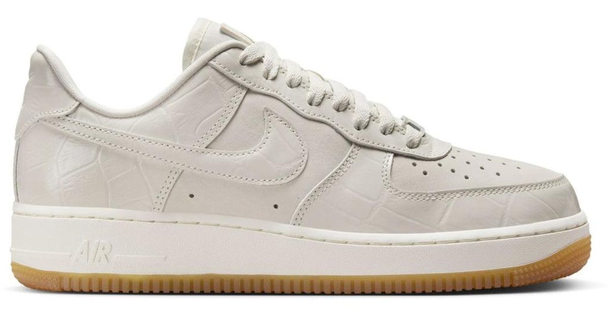 Nike Air Force 1 '07 Lx 'Phantom Croc' Sneakers in White | Lyst