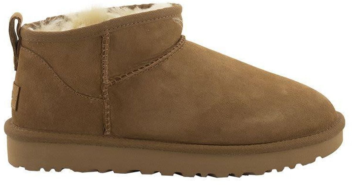 UGG Classic Ultra Mini Boots in Brown for Men | Lyst