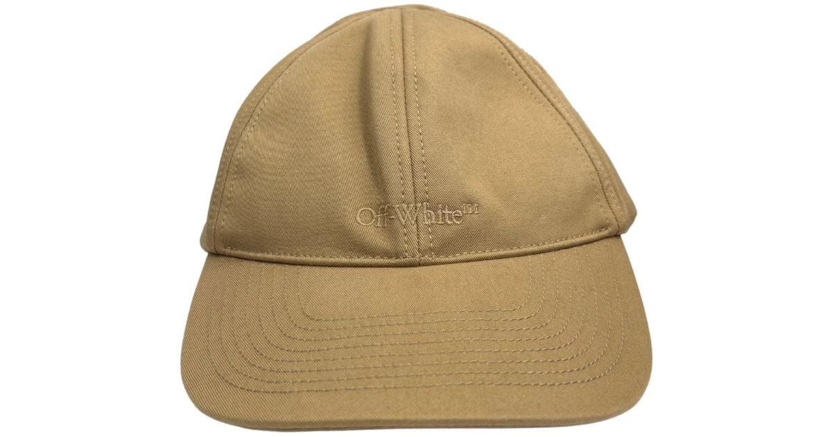 Off-White c/o Virgil Abloh Smr Logo Baseball Cap in Natural for Men ...