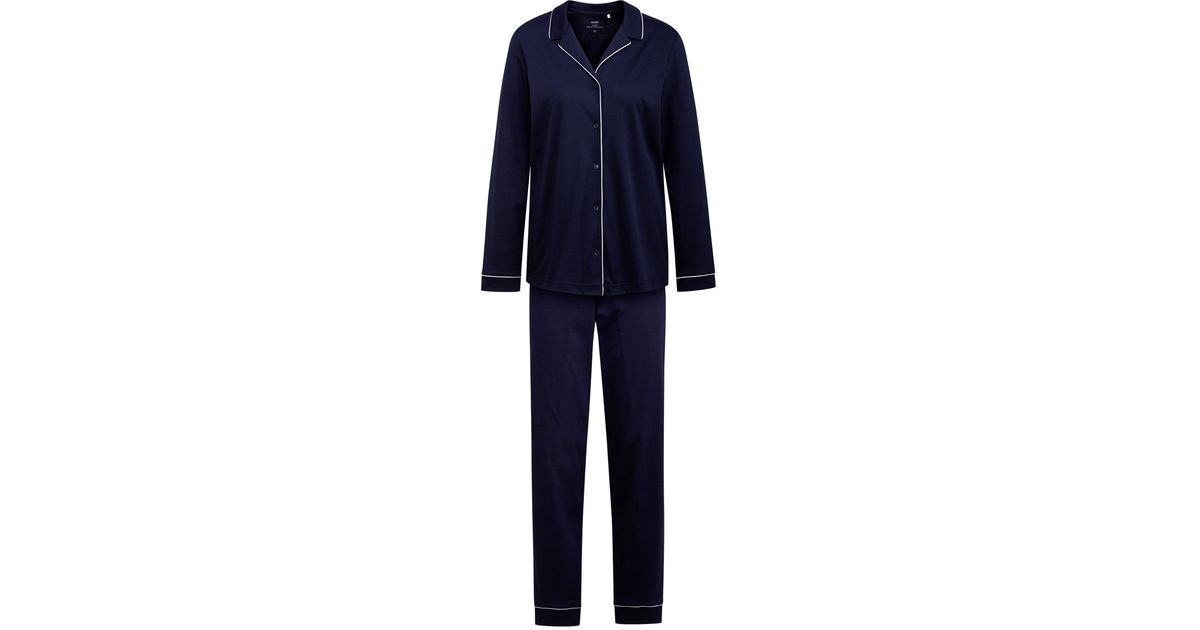 CALIDA Cotton Pajamas in Blue | Lyst
