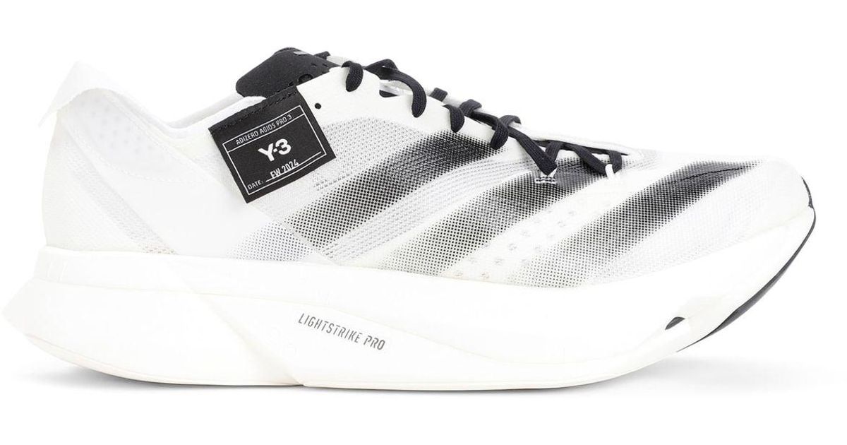 Y-3 Y3 Adios Pro 3.0 Sneakers in White for Men | Lyst