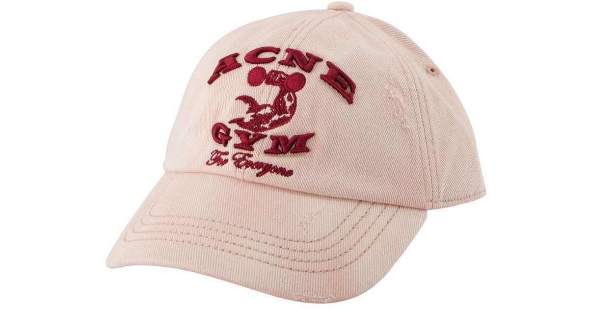 Acne Studios Cap in Pink | Lyst UK